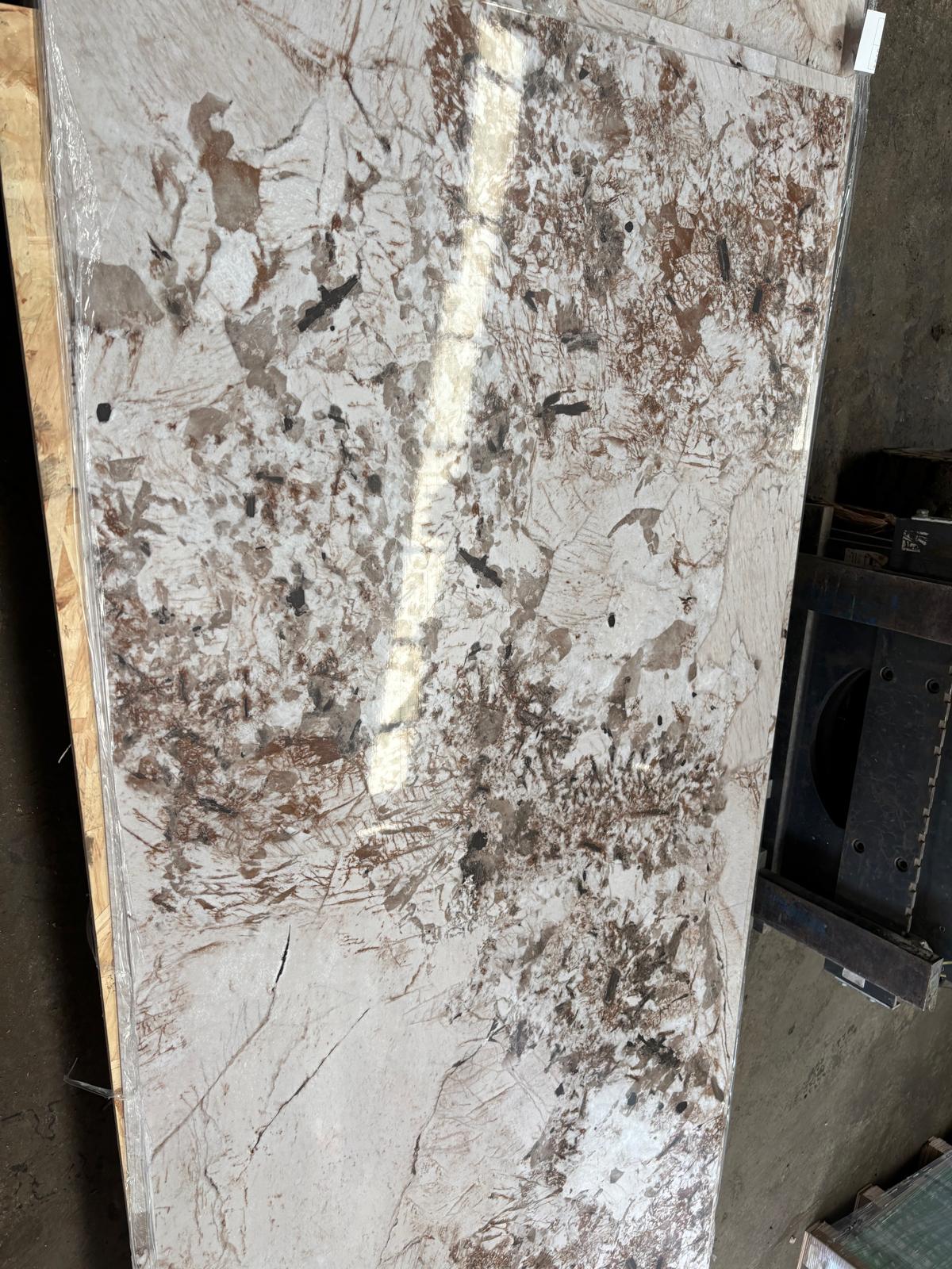 High Glossy Stone PVC Alaska White-B with 2.7M | Cladding Supplies Oz
