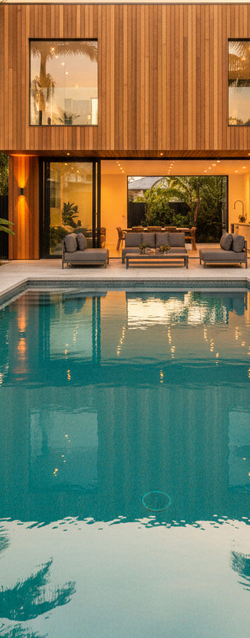 External Cladding In Natural Teak 4 Slat | Cladding Supplies Of Australia